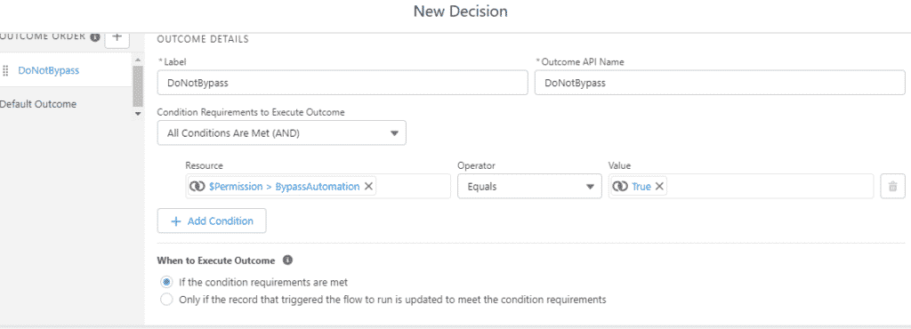 Bypass automations using a Custom Permission